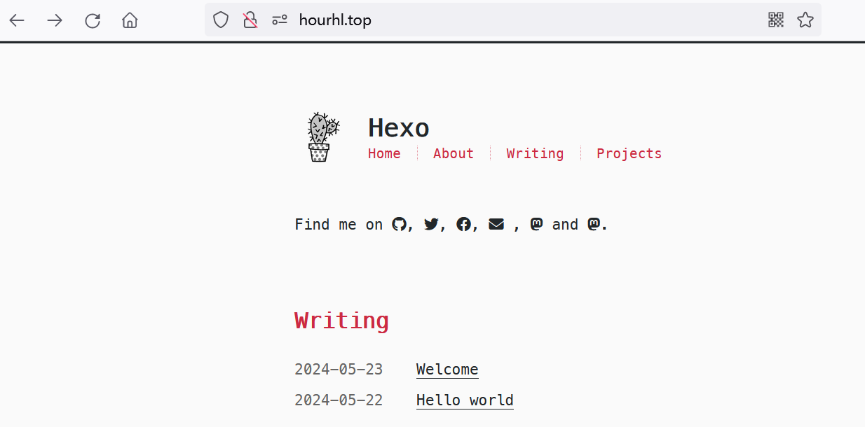 搭建个人博客(Hexo + Github) | hourhl's blog